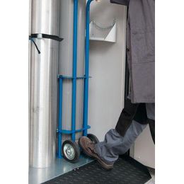 Gasflaschenwagen ASECOS, f&uuml;r Druckgasflaschenschr&auml;nke, Stahl, B 320 x T 335 x H 1290 mm, 1x50-L-Flasche