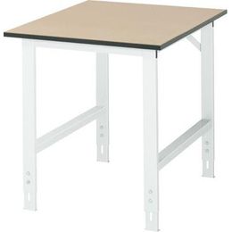 Rau Arbeitstisch, MDF-Platte B 750 x T 1000 x H 760-1080 mm