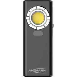 Ansmann WL1200R-DS Arbeitsleuchte, 1.200 Lumen, Akku, IPX6/IK07, Drei Helligkeitsstufen, mit Haltemagneten und G&uuml;rtelclip, schwarz