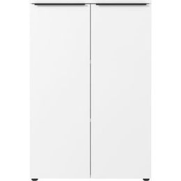 Aktenschrank Porto, 2 T&uuml;ren und 2 Einlegeb&ouml;den, 3 OH, B 810 x T 400 x H 1200 mm, wei&szlig;