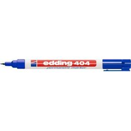 Marker Edding 404, mit feiner Spitze, blau, 1 St&uuml;ck