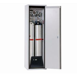 Druckgasflaschenschrank G-ULTIMATE-90 Standard, Fl&uuml;gelt&uuml;r Anschlag rechts, 2x 50 l Flaschen, B 598 x T 615 x H 2050 mm