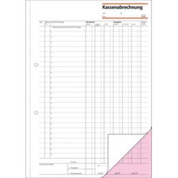 Sigel&reg; Kassenabrechnung KG425, DIN A4 hoch, 2 x 50 Blatt