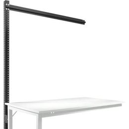 Manuflex Aufbauportal f. Ansatztisch STANDARD Arbeitstisch-/Werkbanksystem UNIVERSAL/PROFI, 1500 mm, anthrazit