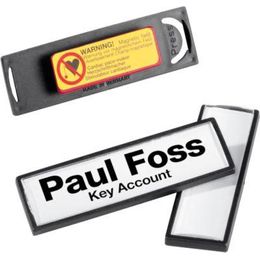 Durable Clip Card Namensschild, 25 St&uuml;ck