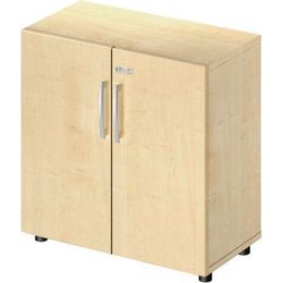 Sch&auml;fer Shop Sch&auml;fer Shop Select Schrank LOGIN, 2 Ordnerh&ouml;hen, B 800 x T 420 x H 788 mm, Ahorn Dekor/Ahorn Dekor