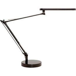 LED-Tischleuchte Unilux MAMBOLED 2.0, dimmbar, mit Gelenkarm, L 505 x B 220 x H 110 mm, schwarz