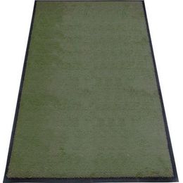Schmutzfangmatte miltex Eazycare Style, eckig, antistatisch, UV-best&auml;ndig, waschbar, High-Twist-Nylon & Niltrilgummi, 850 x 1500 mm, chromoxidgr&uuml;n