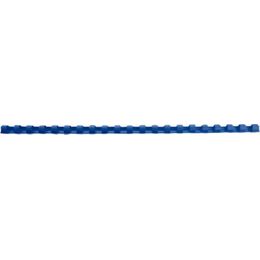 GBC&reg; Binder&uuml;cken, Plastik, &Oslash; 12 mm, 100 St&uuml;ck, blau