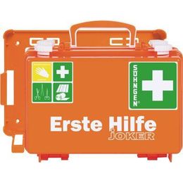 Erste-Hilfe-Koffer Quick-CD Joker, DIN 13157, 3 Ebenen, Drehverschl&uuml;sse, inkl. Wandhalterung
