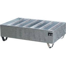 Bauer Profilwanne PW gem. StawaR, f&uuml;r 2 F&auml;sser, 224 l, 64 kg, verzinkt