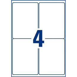 Avery Zweckform AVERY&reg; Zweckform Versandetiketten, 99,1 x 143,5 mm, 300 Blatt, wei&szlig;