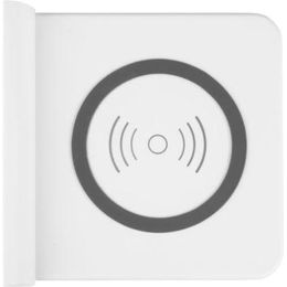 Wireless Charger Good Connections, Qi-f&auml;hig, Leistung 15 W, f&uuml;r USB-Desktop-Schnellladestation mit 110 W, Anschluss an rechter Seite, wei&szlig;