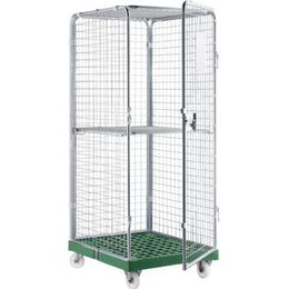 Rollbox Gr. 5 mit klappbarem Zwischenboden, gr&uuml;n