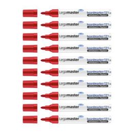 Legamaster Boardmarker TZ1, f&uuml;r Flipcharts und Whiteboards, rot 10St.