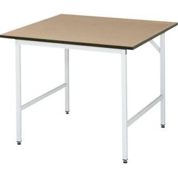 Rau Arbeitstisch, MDF-Platte, 1000 x 1000 x 800-850 mm