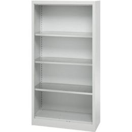 Sch&auml;fer Shop Sch&auml;fer Shop Select Regalschrank MS, 4 OH, B 800 x T 400 x H 1584 mm, Stahlblech, Lichtgrau