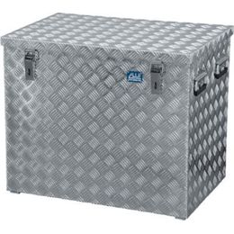 ALUTEC Transportkiste, Aluminium-Riffelblech, mit Fangb&auml;nder, 234 l