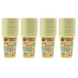 Pappbecher ProNappe, Inhalt 0,2 l, besonders stabil, ohne Kunststoffzus&auml;tze, &Oslash; 75 x H 175 mm, recycelbarer FSC&reg;-Karton, kiwigr&uuml;n, 60 St&uuml;ck