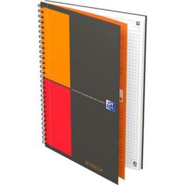 Collegeblock Oxford International Notebook, B5, kariert, 80 g/m&sup2;, SCRIBZEE&reg; kompatibel, 80 Blatt, 5 St&uuml;ck