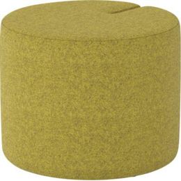 Nowy Styl NowyStyl Sitzpouf Tri.Ply S, modular, Blazer-Stoff, &oslash; 55 cm, gelb