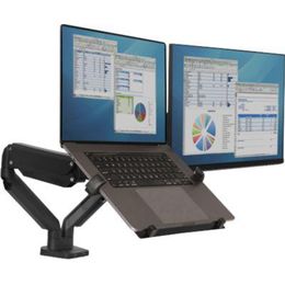 Laptop-Halterung f&uuml;r Monitorarme Fellowes&reg;, universell f&uuml;r 1 Notebook bis 17" & bis 4,5 kg, ergonomisch, zu 97 % recycelbar, schwarz