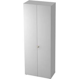 Aktenschrank TOPAS LINE, 6 Ordnerh&ouml;hen, B 800 mm, lichtgrau/lichtgrau
