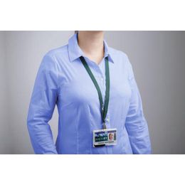 Durable Textilband Soft Colour, mit Karabiner, B 15 x L 440 mm, 10 St&uuml;ck, nachtblau