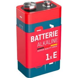 Ansmann Alkaline Block E Batterien, 9 Volt, besonders lange Lebensdauer, 1 St&uuml;ck