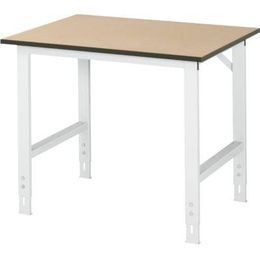 Rau Arbeitstisch, MDF-Platte, B 1000 x T 800 x H 760-1080 mm