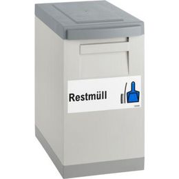 Modul-Sammelbox WSB grau, Deckel dunkelgrau