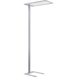 LED Stehleuchte Spittler SL720, inkl. Tageslichtsensor, indirekt/direkt leuchtend, 8940 lm, wei&szlig;-aluminium