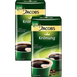Doppelpack Jacobs Kr&ouml;nung Kaffee in Spitzenqualit&auml;t, gemahlen