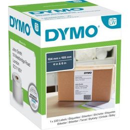 Dymo Versand-Etiketten, permanent, 104 x 159 mm, 220 St&uuml;ck