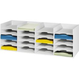 PAPERFLOW Sortierstation, DIN A4, Polystyrol, f&uuml;r Schr&auml;nke, 20 F&auml;cher, B 897 x T 304 x H 313 mm