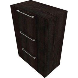 H&auml;ngeregisterschrank SOLUS PLAY, 3 Ordnerh&ouml;hen, B 800 x T 440 x H 1122 mm, Mooreiche