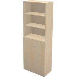 Sch&auml;fer Shop Sch&auml;fer Shop Genius Regal-Schrank-Kombination TETRIS WALL, 6 Ordnerh&ouml;hen, B 800 x T 440 x H 2250 mm, Ahorn-Dekor