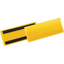 Durable Etiketten- und Kennzeichnungstaschen B 210 x H 74 mm, 50 St&uuml;ck, gelb