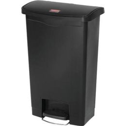 Rubbermaid Tretabfalleimer Slim Jim&reg;, Kunststoff, Fassungsverm&ouml;gen 50 Liter, schwarz