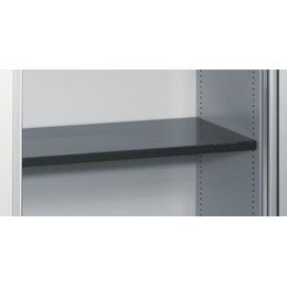 C + P Rollladenschrank Omnispace, 3 OH, abschlie&szlig;bar, B 800 x T 420 x H 1345 mm, Stahl, lichtgrau/schwarzgrau