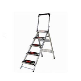 Sicherheitstreppe, mit B&uuml;gel, Aluminium, 5 Stufen