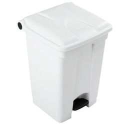 Tretabfallsammler aus Polyethylen 45 l, wei&szlig;