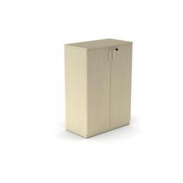 Fl&uuml;gelt&uuml;renschrank BEXXSTAR, 3 Ordnerh&ouml;hen, Holzt&uuml;ren, H 1155 mm, Ahorn-Dekor