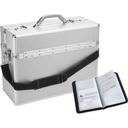 alumaxx&reg; Pilotenkoffer, mit Tragegriff, 1 Fach, Leichtmetall, silber