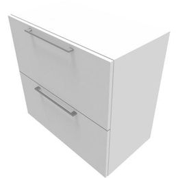 H&auml;ngeregisterschrank SOLUS PLAY, 2 Ordnerh&ouml;hen, B 800 x T 440 x H 748 mm, wei&szlig;