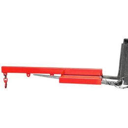 Bauer Lastarm f&uuml;r Gabelstapler, 1600-1,0, rot RAL 3000