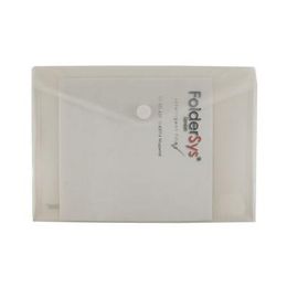 Sichttasche FolderSys FolderGreen&reg;, A4 Querformat, B 335 x H 235 mm, St&auml;rke 0,20 mm, mit Klettverschluss, 100 % PCR-PP, transparent, 10 St&uuml;ck