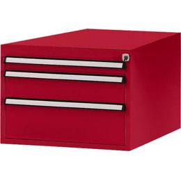 Manuflex Schubladen-Unterbau, f&uuml;r T 800 mm, rubinrot