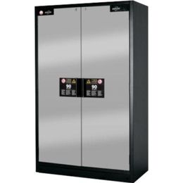 Sicherheitsschrank Typ 90 ASECOS Q-CLASSIC-90, B 1200 mm, 6 Ausz&uuml;ge, ASECOS Silber