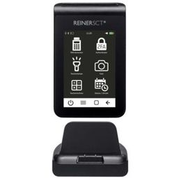 REINERSCT TAN & TOTP Generator REINER SCT tanJack&reg; deluxe, 2-Faktor-Authentisierung, zus&auml;tzlicher PIN-Schutz 3,5&Prime; Touchdisplay, Kartenslot, inkl. Ladestation & Netzteil, schwarz